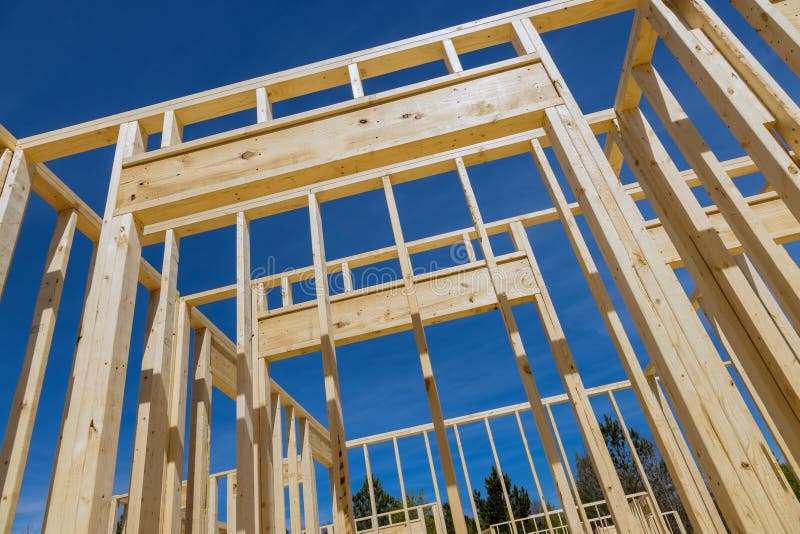 Framing Beam Provides Structural Support To the Entire Building. Stock ... Framing Beam Provides Structural Support To the Entire Building. Stock ...