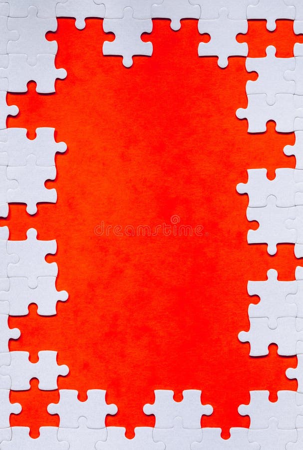 Puzzle frame stock image. Image of abstract, background - 14975683