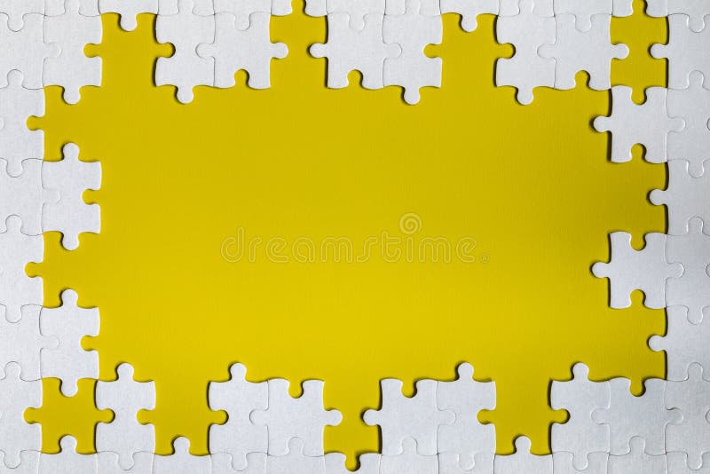 Puzzle frame stock photo. Image of togetherness, frame - 19021440