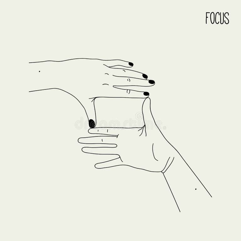 Framing Hand Gesture Stock Illustrations – 84 Framing Hand Gesture ...