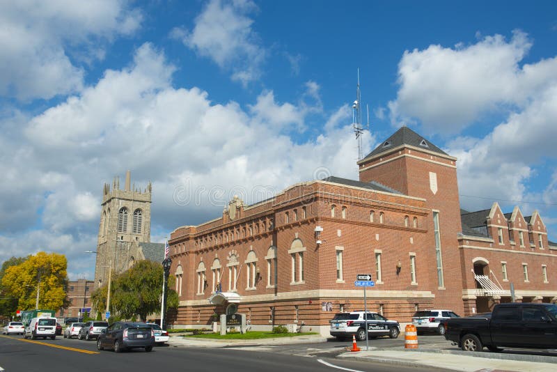 Framingham Do Centro, Massachusetts, EUA Foto de Stock Editorial ...