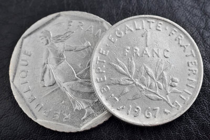 Franc coin stock image. Image of finance, france, gambler - 36629637