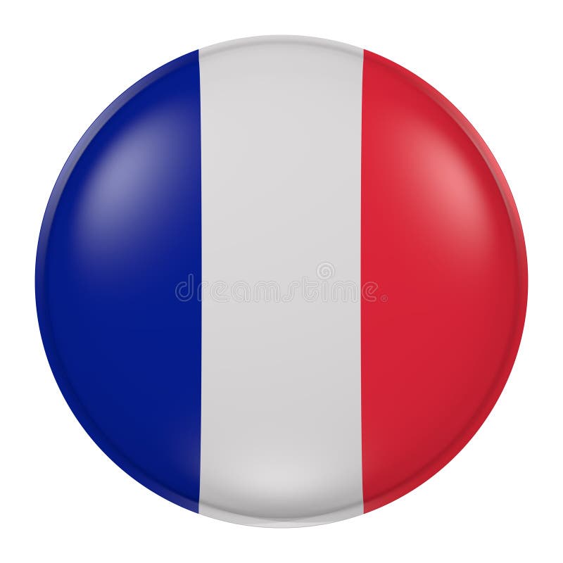 France Button Flag Vector Template Design Illustrator Stock Vector ...