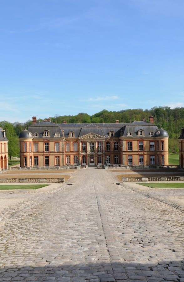 France, the Castle of Dampierre in Les Yvelines Stock Image - Image of ...