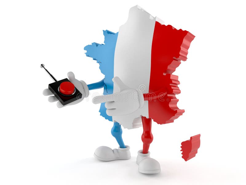 French push button stock illustration. Illustration of control - 101641181