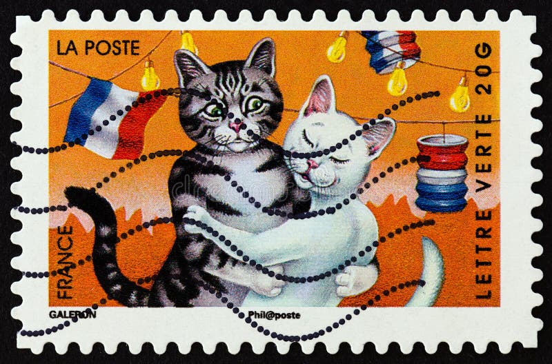 FRANCE - CIRCA 2014: a Stamp Printed in France from the `Holiday` Issue ...