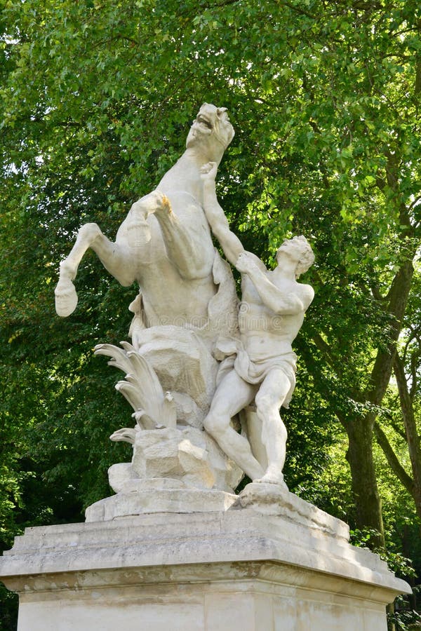 France, the Classical Park of Marly Le Roi Stock Image - Image of treen ...