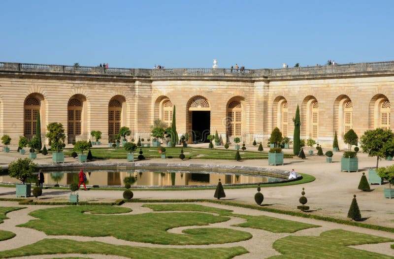 France, Classical Versailles Palace Orangery Stock Photo - Image of ...