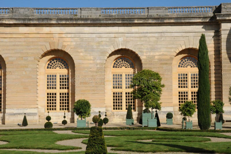 France, Classical Versailles Palace Orangery Stock Photo - Image of ...