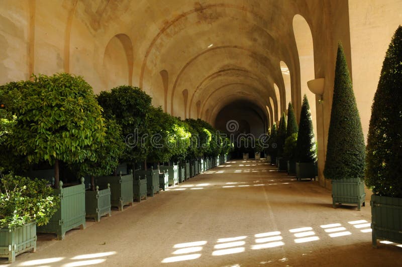 France, Classical Versailles Palace Orangery Stock Photo - Image of ...