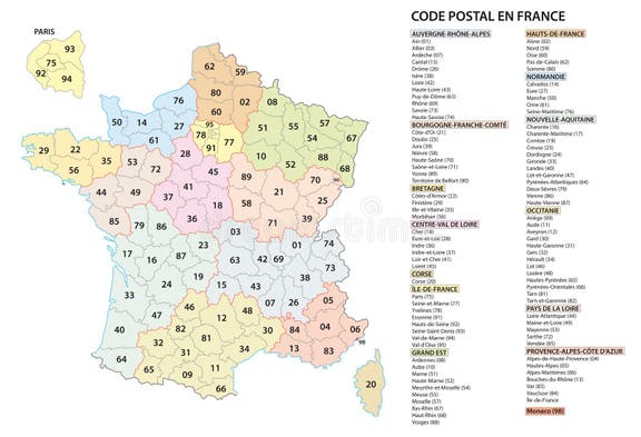France Postal Codes Stock Illustrations – 3 France Postal Codes Stock ...