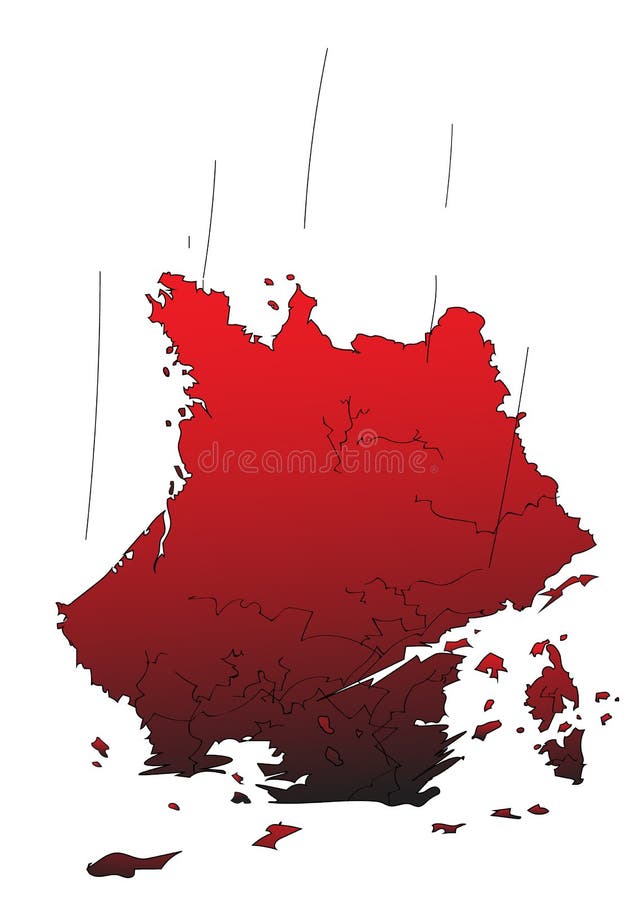 France fall and crashed stock illustration. Illustration of crush ...