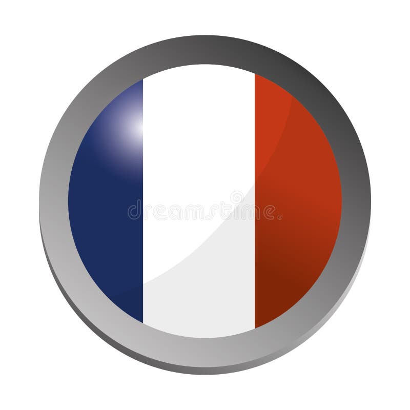 France flag emblem stock vector. Illustration of symbol - 81513261
