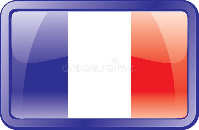France Flag Icon. stock vector. Illustration of object - 2015766