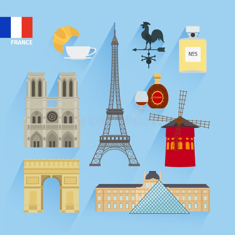 France Travel Dreams Destination, France Travel Symbols, Symbols of ...
