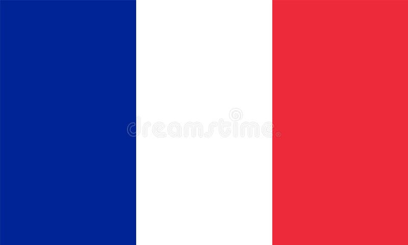 France Flag Rectangle stock vector. Illustration of business - 132850628