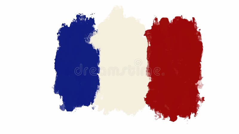 France Flag. Watercolor Concept Stock Illustration - Illustration of ...