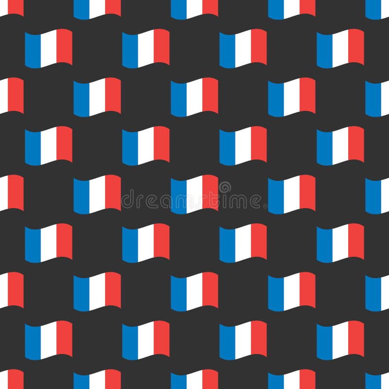 France Flags Seamless Pattern Stock Vector - Illustration of pattern ...
