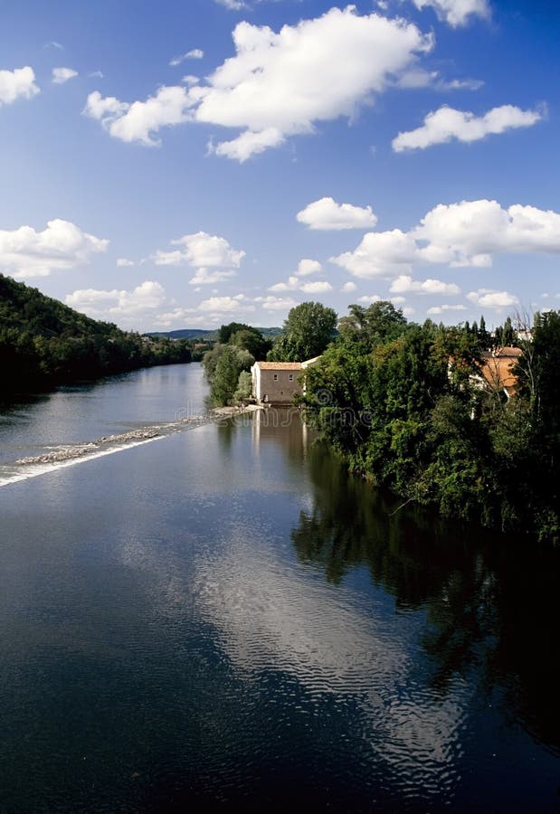 France Lot River Lot Cahors Stock Image - Image of midi, europe: 6029813