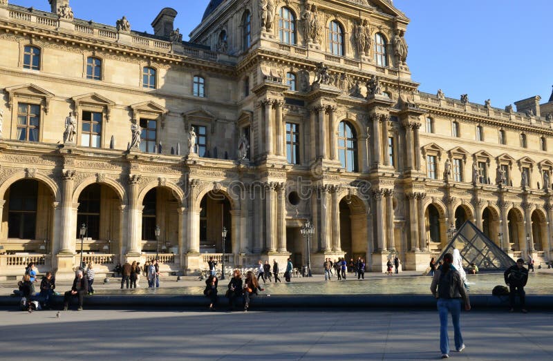 France, Louvre Palace in Paris Editorial Photo - Image of tourism ...