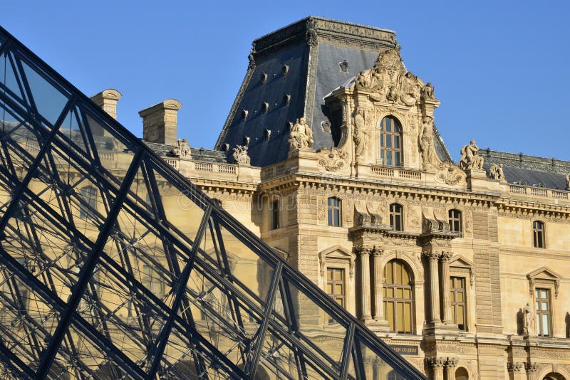 France, Louvre Palace in Paris Editorial Photography - Image of europe ...