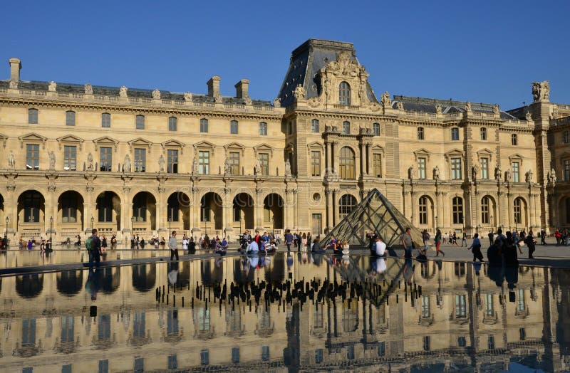 France, Louvre Palace in Paris Editorial Image - Image of tourism ...