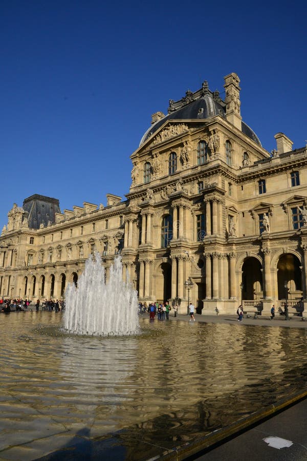 France, Louvre Palace in Paris Editorial Stock Image - Image of palace ...