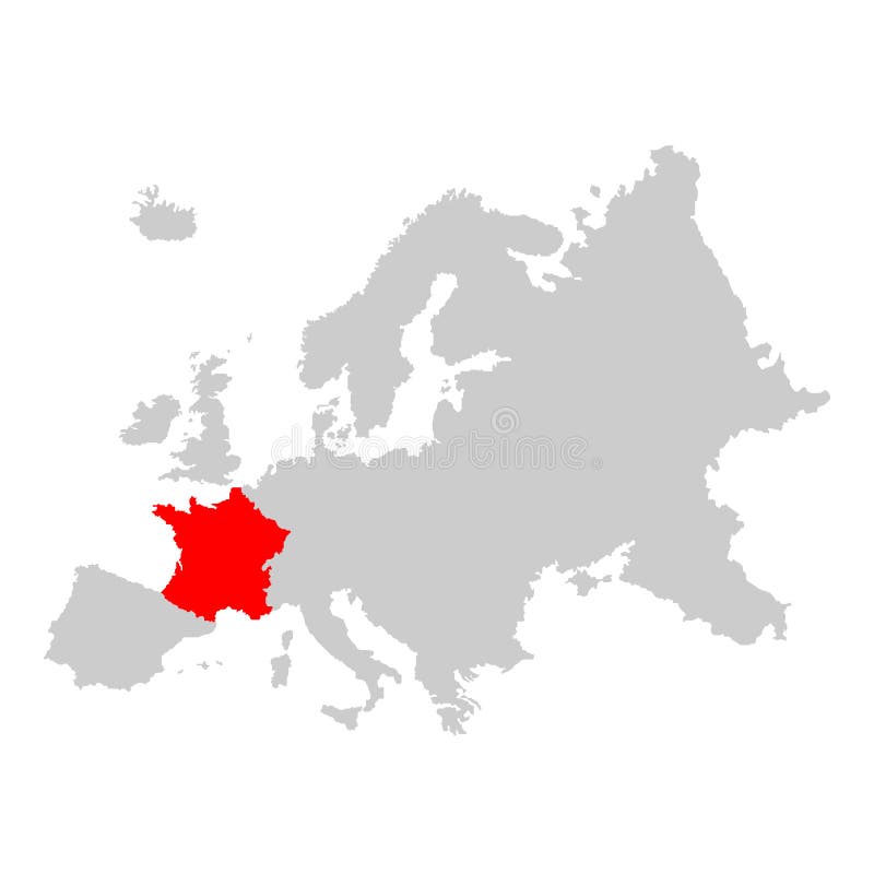 Map of France in Europe » Voyage - Carte - Plan Map of France in Europe » Voyage - Carte - Plan