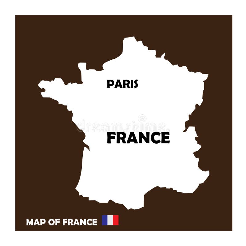 France map icon stock vector. Illustration of contour - 285184563