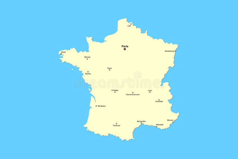 France Map, Vector stock vector. Illustration of division - 141568737