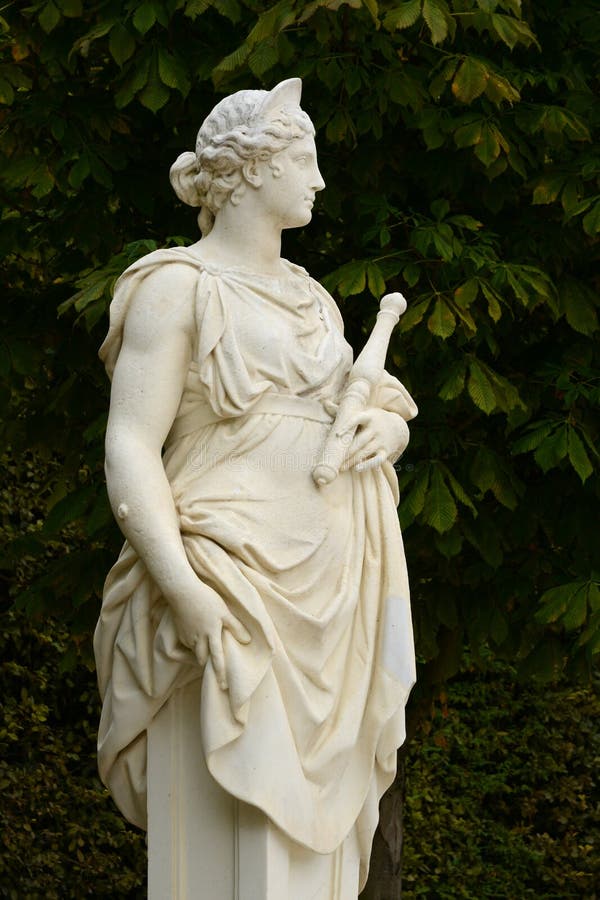 France, Marble Statue in the Versailles Palace Park Stock Photo - Image ...