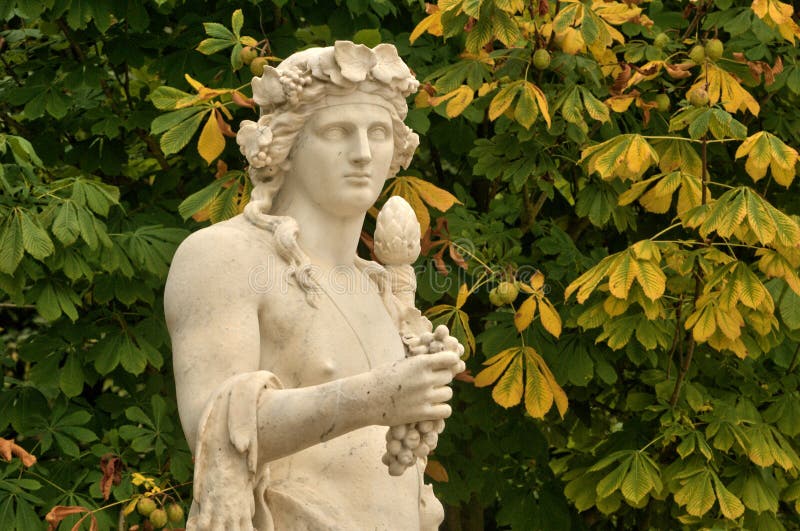 France, Marble Statue in the Versailles Palace Park Stock Image - Image ...