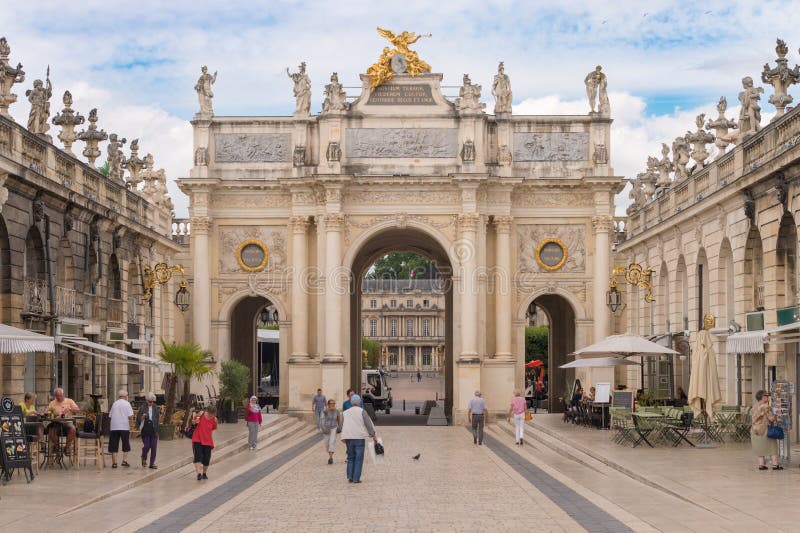 Miejsce Stanislas Nancy, Francja (Stanislas Kwadrat) Obraz Stock ...