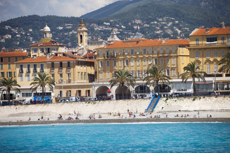 France, Nizza, Nice city. stock photo. Image of panorama - 122503158