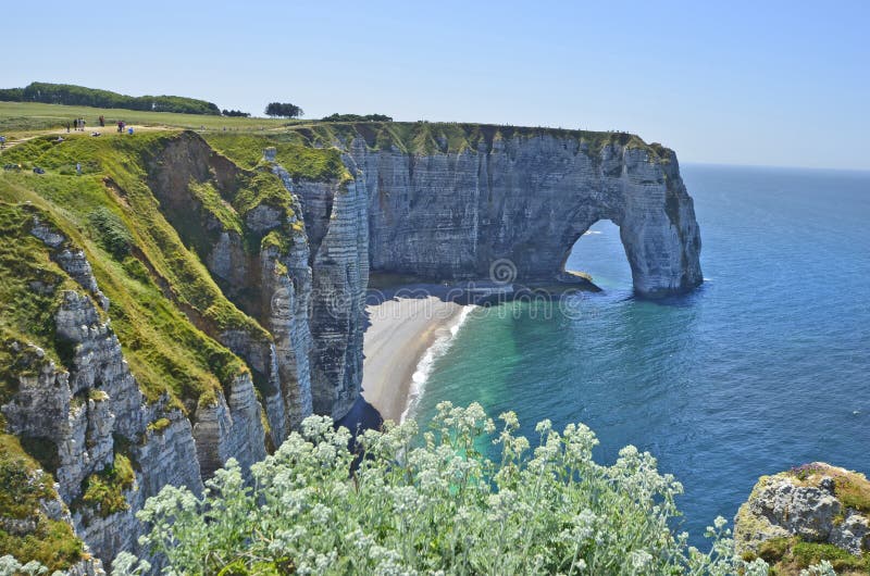 France, Normandy, coast stock photo. Image of nature - 75001114
