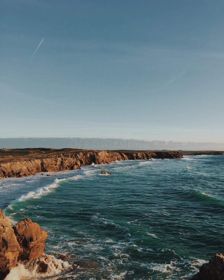 France stock photo. Image of surf, north, ocean, cloud - 63484768