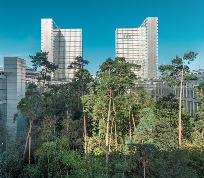 France, Paris:National Library Stock Image - Image of glass, national ...