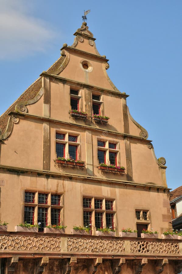 France, Picturesque Old City of Molsheim Stock Image - Image of outside ...