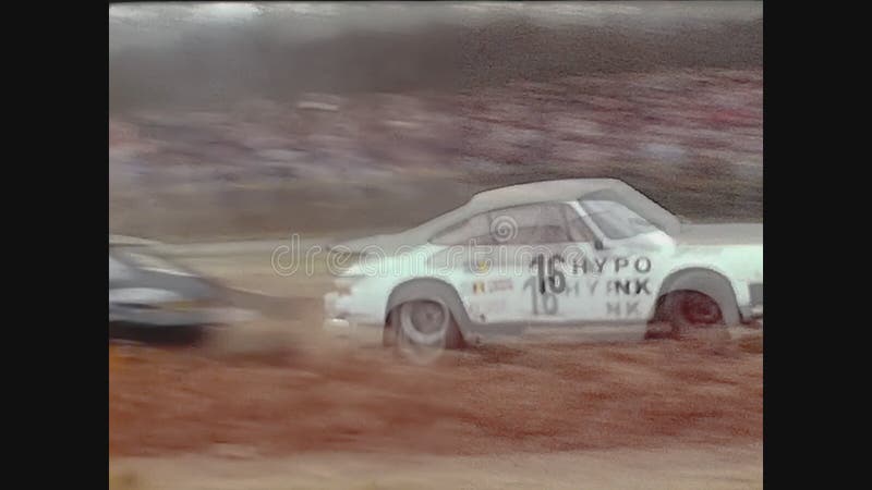 France 1975, Rally Dirt Race in 70`s Stock Footage - Video of ...