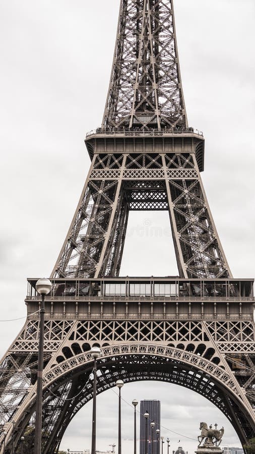 France s Eiffel Tower stock photo. Image of rectangular - 70105046