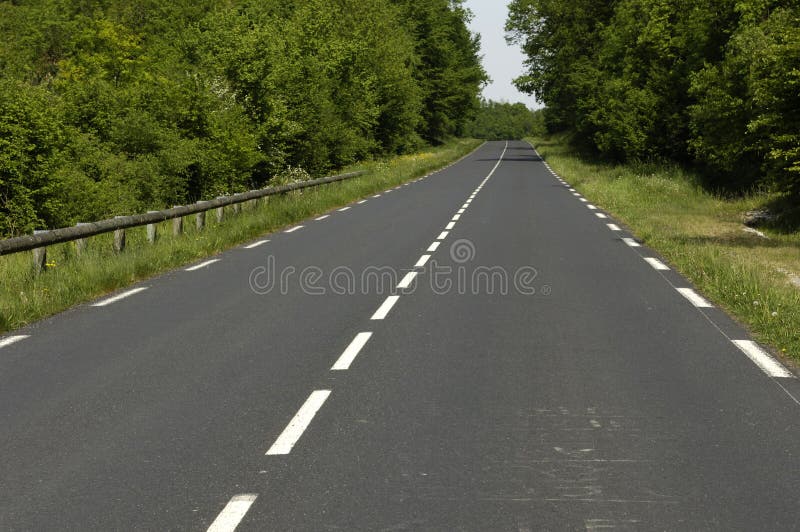 A Small Road in the Village, Version 2 Editorial Photography - Image of ...