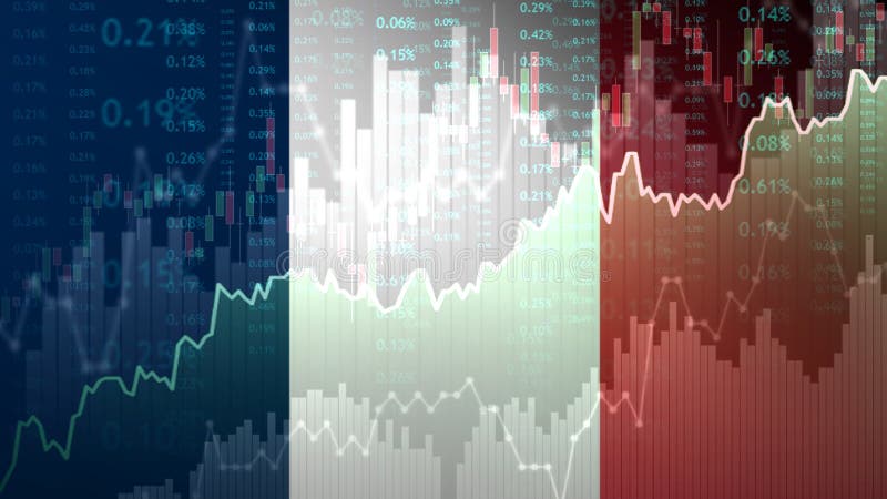 France Stock Market Growth and Financial Data Visualization Stock ...
