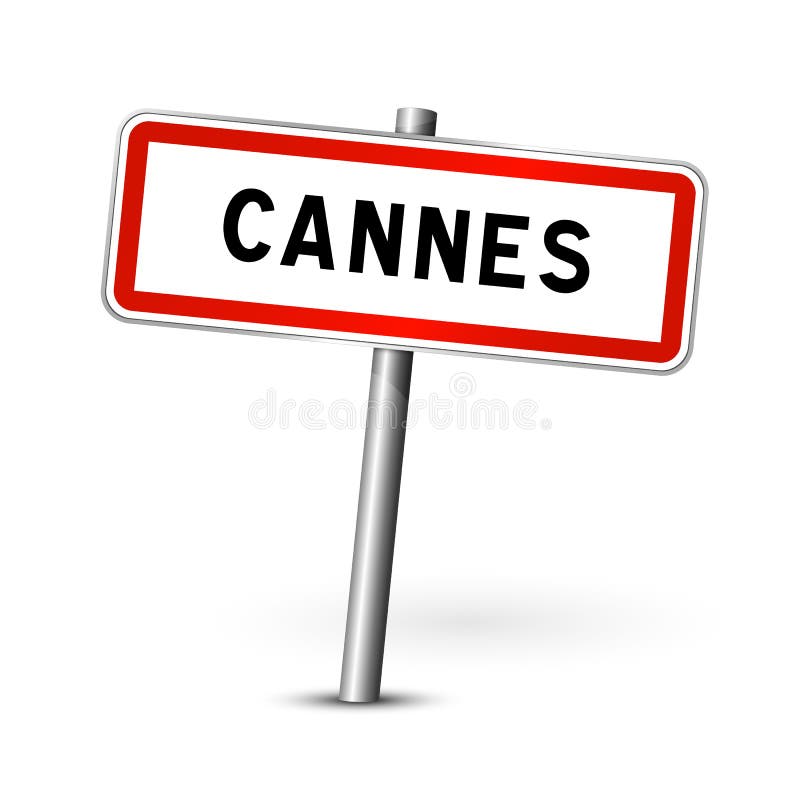 Frances De Cannes - Panneau Routier De Ville - Panneau De Signage ... Frances De Cannes - Panneau Routier De Ville - Panneau De Signage ...