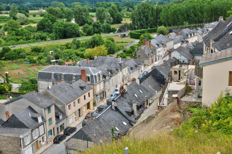 Frances, Ville De Terrasson Lavilledieu Dans Dordogne Image stock ...