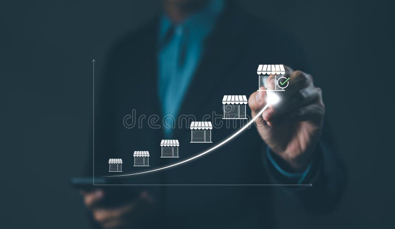 Franchise Concept. Franchise Business Growth and Expansion Strategy ...