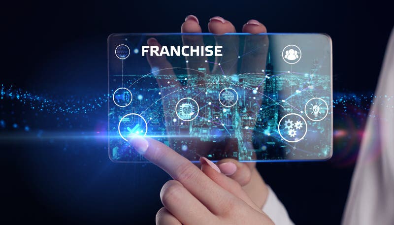 Franchise Concept. Business, Technology, Internet and Network Concept ...