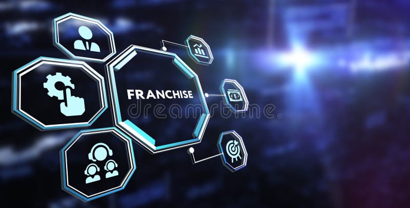 Franchise Concept. Business, Technology, Internet and Network Concept ...