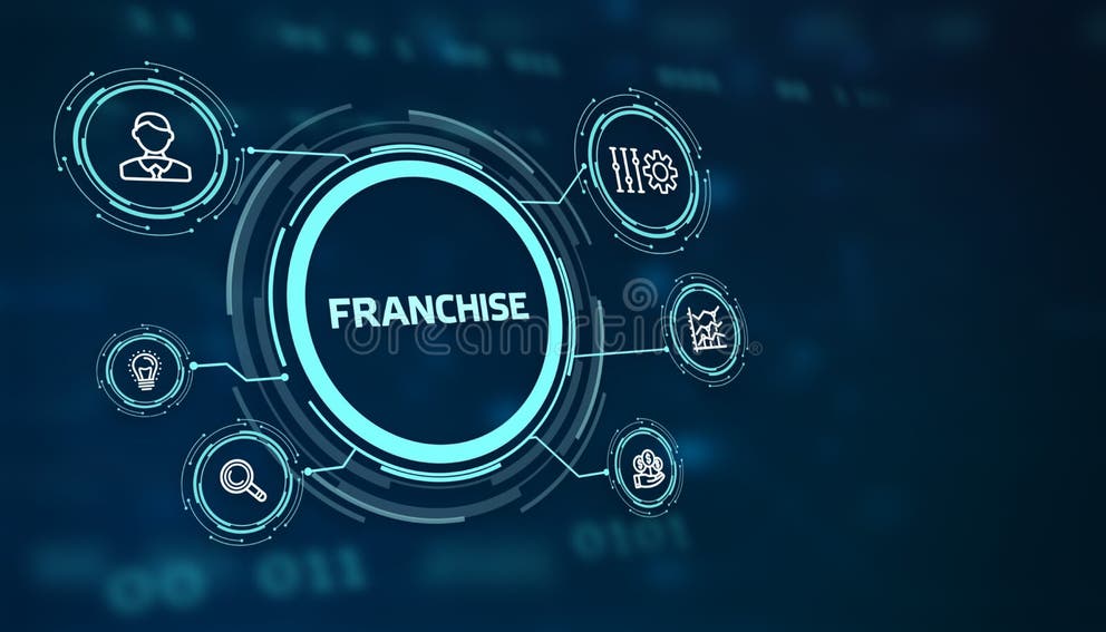 Franchise Concept. Business, Technology, Internet and Network Concept ...