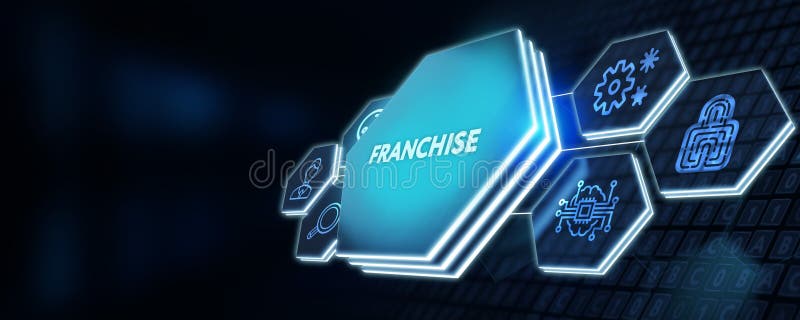 Franchise Concept. Business, Technology, Internet and Network Concept ...