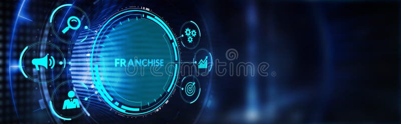 Franchise Concept. Business, Technology, Internet and Network Concept ...